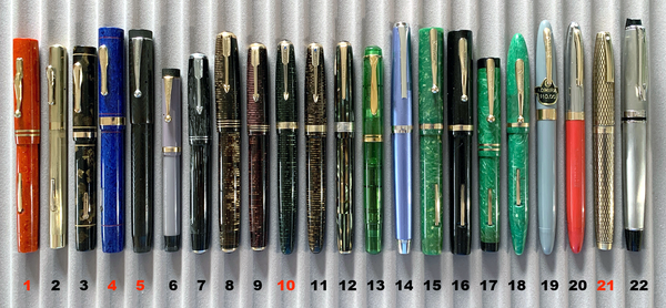 Monthly Pen Show Tray 3-2025 – Indy Pen Dance
